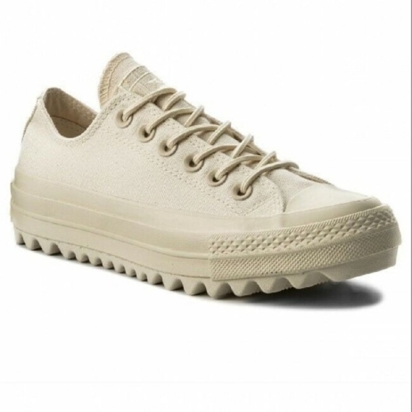 Converse | Shoes | Converse Beige Canvas Sneakers | Poshmark